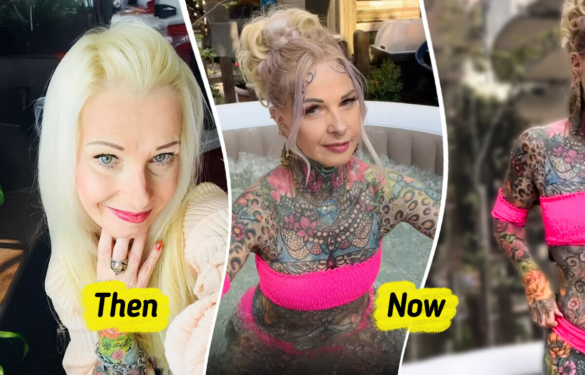 Grandma, 59, Spends All Her Savings on Tattoos, Revealing She “Couldn’t ...